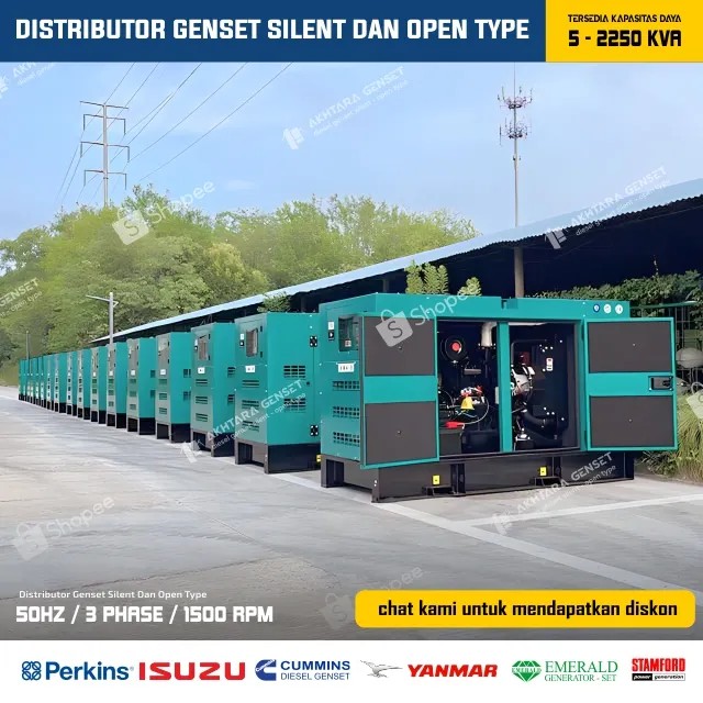 Jual Mesin Genset Perkins 200 Kva - Silent Type | Shopee Indonesia