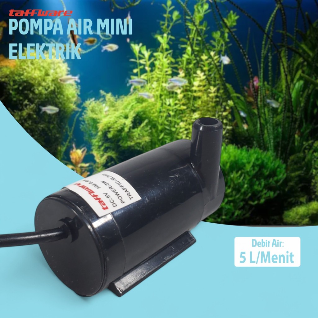 Jual Taffware Pompa Air Mini Elektrik Water Submersible Pump USB DC 5V ...