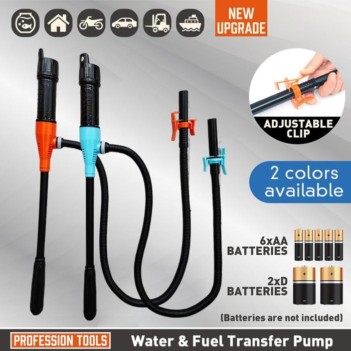 Jual Pompa Elektrik Portabel Transfer Air Oli Minyak Drum Jerigen Pompa Sipon Siphon Elektrik ...