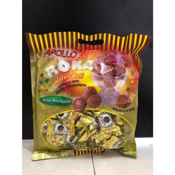 Jual APOLLO ROKA REFILL 50PCS / ISI ULANG BISKUIT ROKA 300 GRAM ...