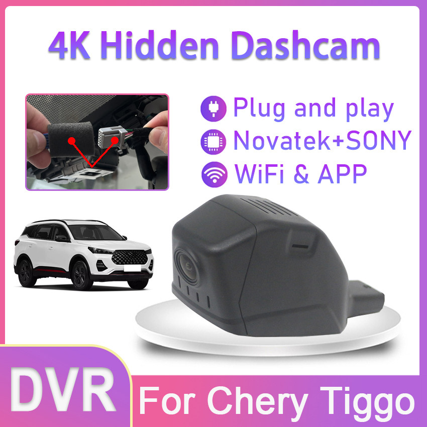 Jual New!Wifi Car DVR UHD 4K Dash Cam Camera Easy Install For Chery ...