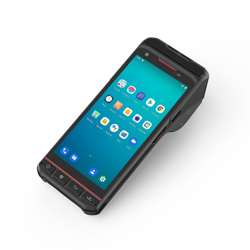 Jual 5.5inch Android POS PDA Handheld Terminal 1D 2D Honeywell Scanner ...