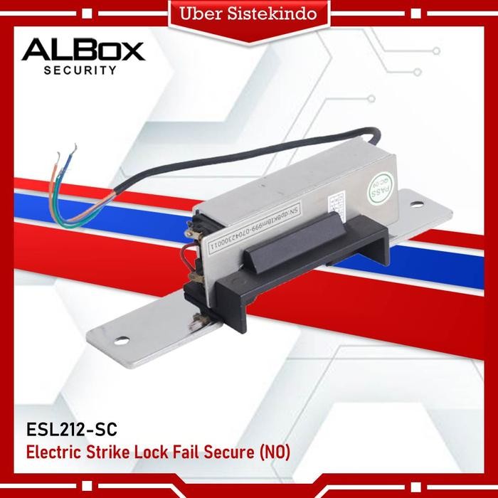 Jual Door Strike Fail Secure Albox Esl212-Sc-S Electric Strike Lock ...