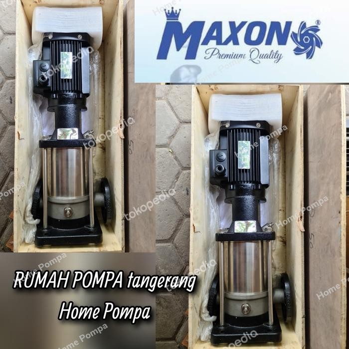 Jual ready POMPA CDLF 16-5 MAXON 7.5HP 3PHASE POMPA BOOSTER VERTICAL ...