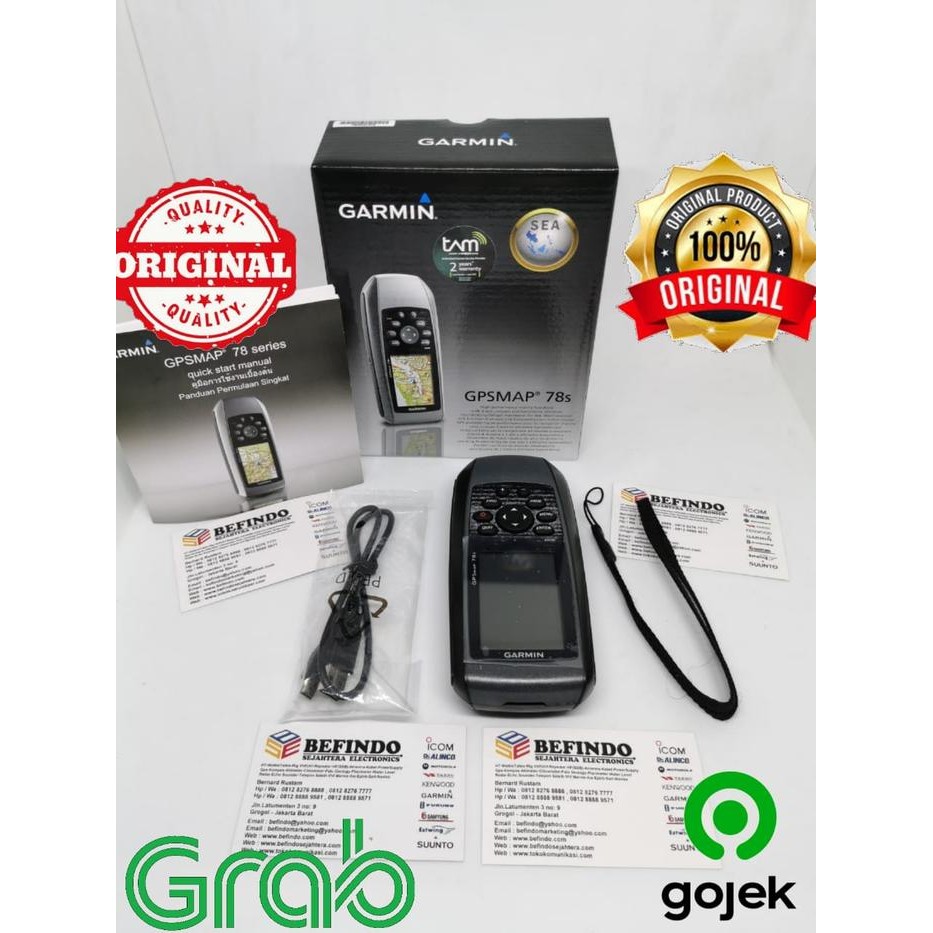 Jual Gps Map Garmin 78S Dilengkapi Peta Indonesia Original Garansi ...