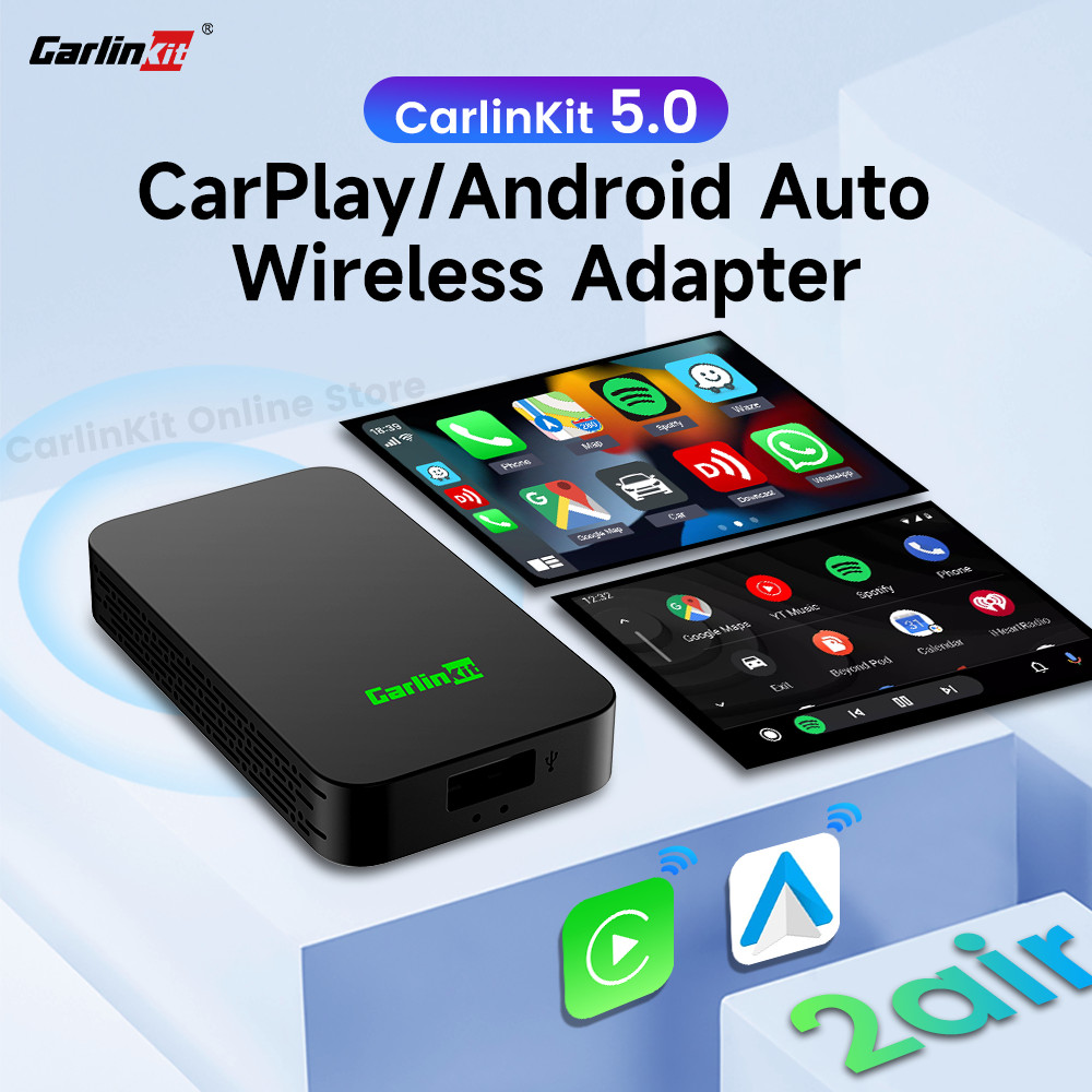 Jual CarlinKit 5 CarPlay Android Auto Wireless Adapter Dongle for ...