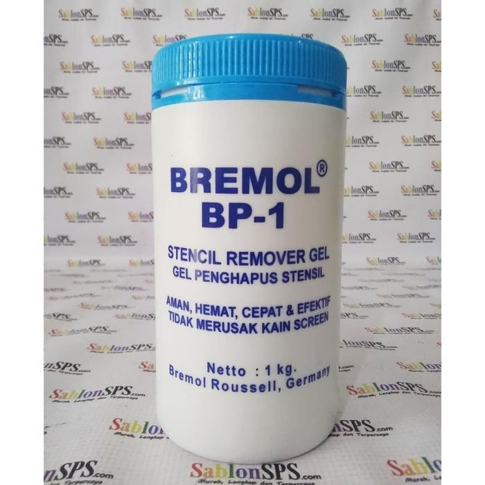 Jual PENGHAPUS OBAT AFDRUK SABLON BREMOL BP-1 1KG (REMOVER GEL ...