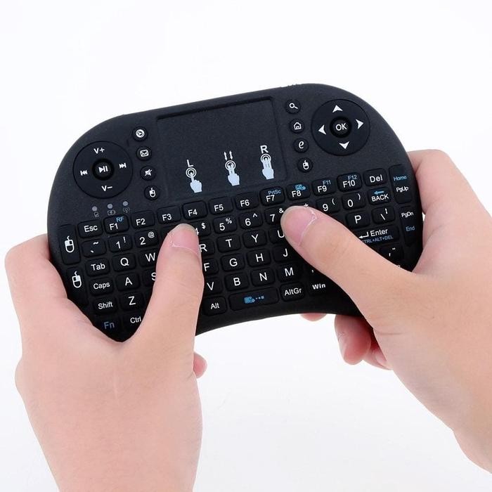 Jual Mini Keyboard Wireless i8 2.4G Handheld Keyboard For PC Android TV ...