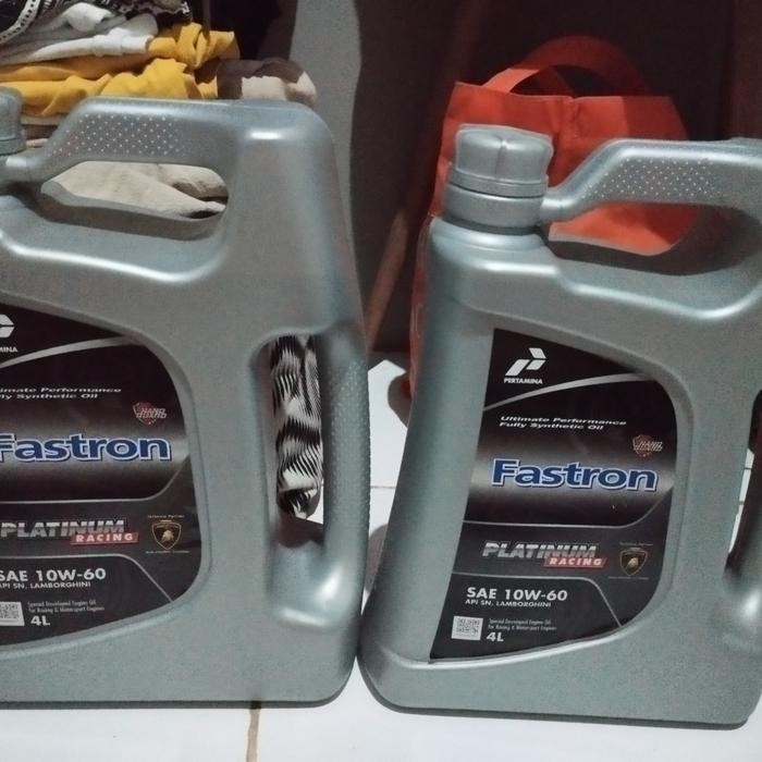 Jual Oli Fastron Platinum Racing kemasan 4 Liter | Shopee Indonesia