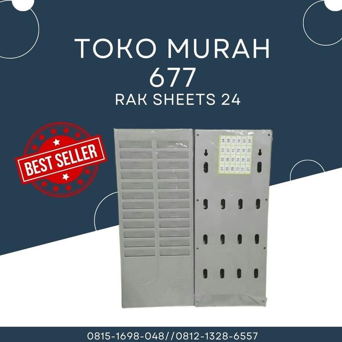 Jual Deli Vention - Rak Absensi Isi 24 Sheet Plastik - Tempat Kartu ...