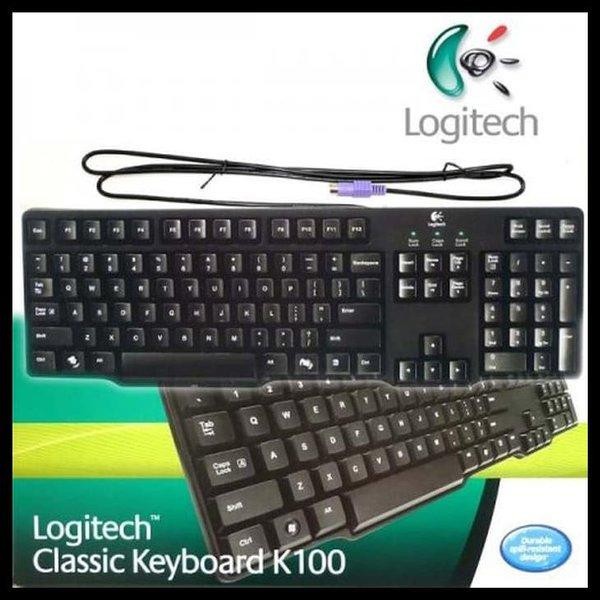 Jual Keyboard Logitech K100 Ps2 | Shopee Indonesia