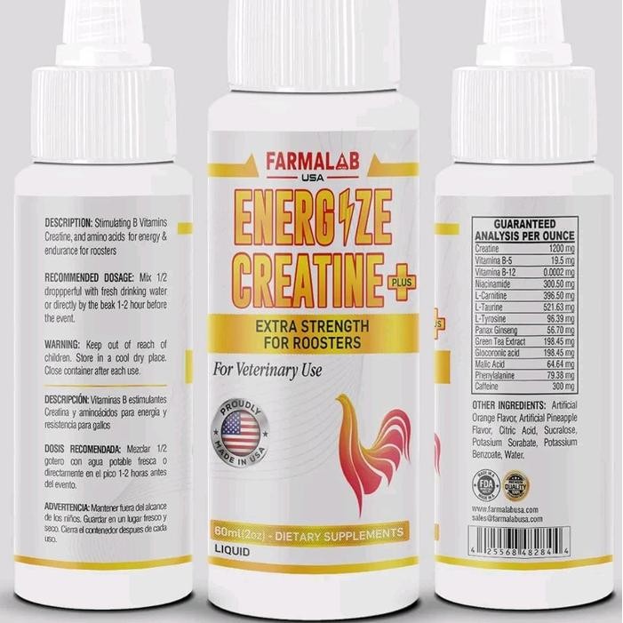 Jual Suplemen Energi FARMALAB Ener-Gize untuk Ayam Jantan Multivitamin ...