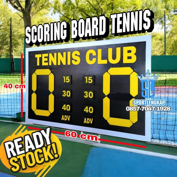 Jual papan score tennis, scoring board tennis digital manual | Shopee ...