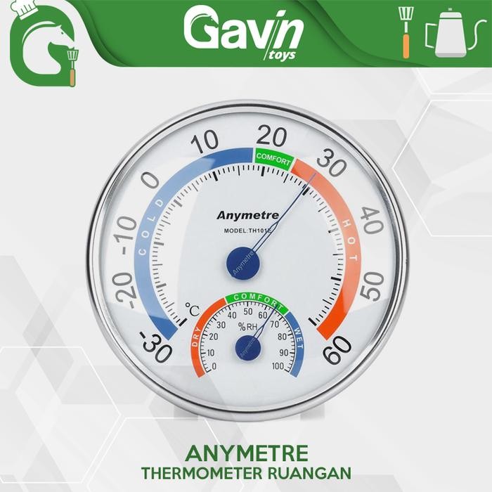 Jual Thermometer Ruangan Besar Hygrometer Termometer Suhu Udara Rumah ...