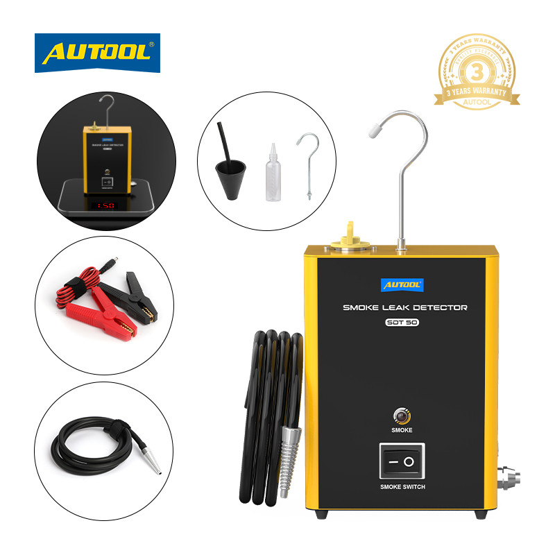 Jual AUTOOL SDT50 Car Smoke Leak Detector Built-in Airpump 12V ...