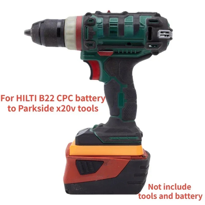 Jual For HILTI 22V B22 CPC Li-ion Battery Adapter To for Lidl Parkside ...