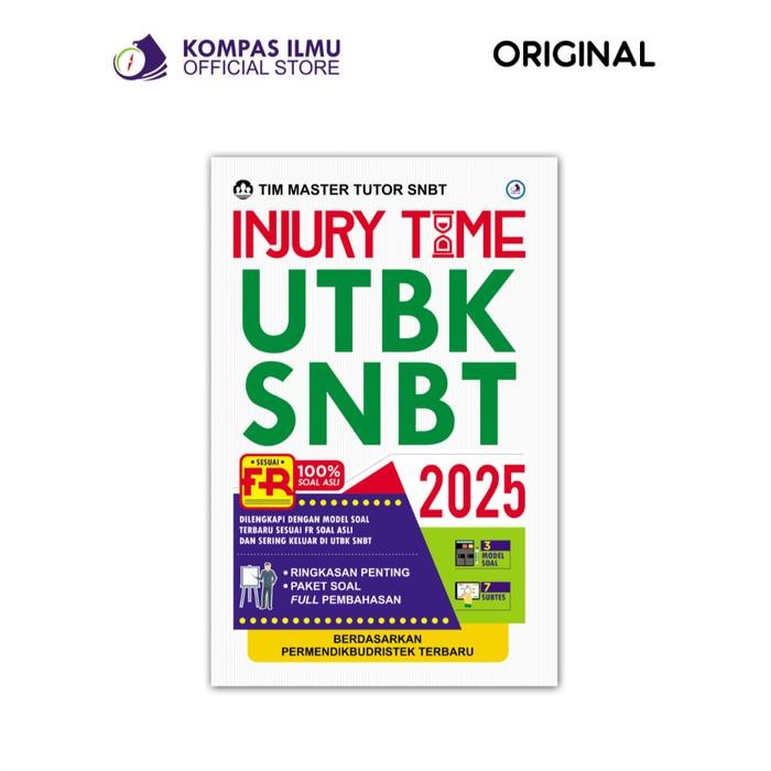 Jual Buku UTBK SNBT 2025 - Injury Time UTBK SNBT 2025 Terbaru | Shopee ...