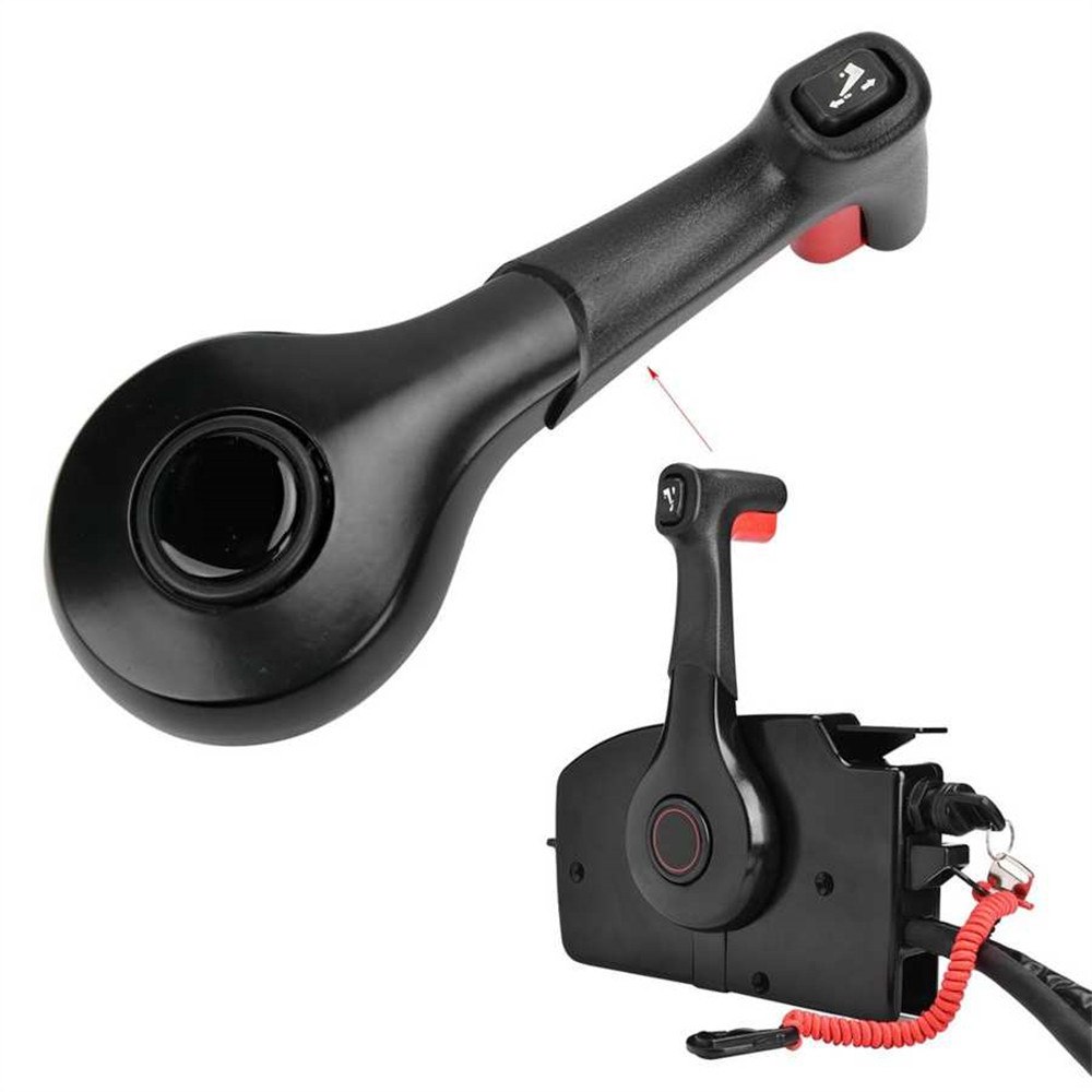 Jual NEW Outboard Trim Tilt Handle Remote Control Box Throttle Shift ...