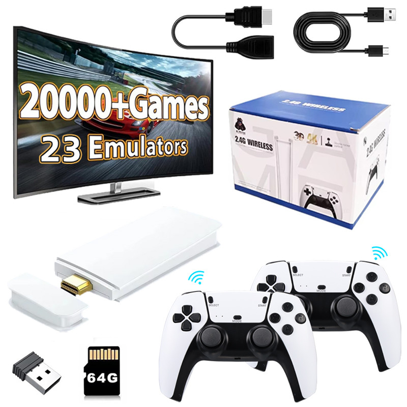 Jual M15 4K Game Stick Mini Video Games Consoles Retro Handheld 20000 ...
