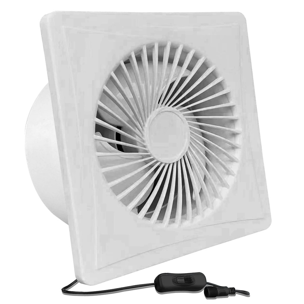 Jual BEST Solar circular hole 12V8 inch ventilation exhaust fan Wall ...