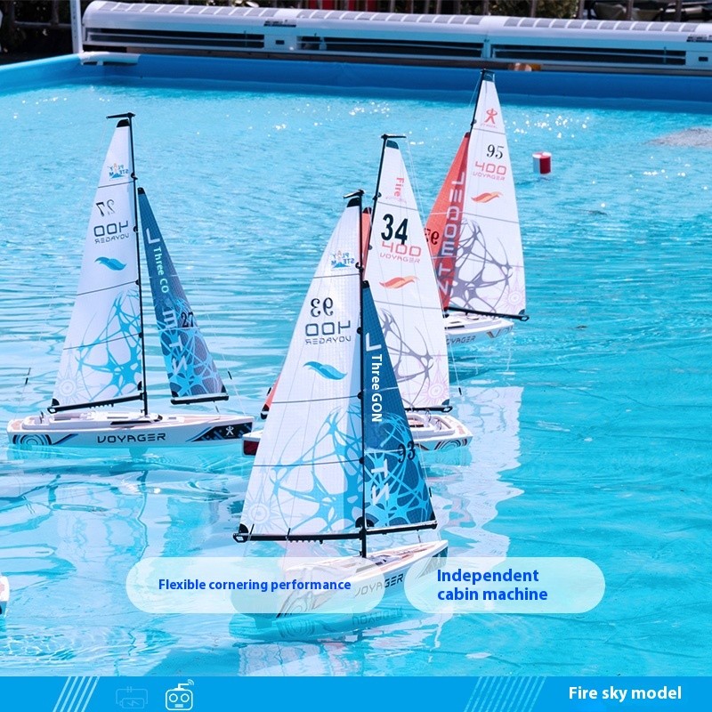 Jual Remote-controlled sailing competition 2.4G Ocean Sailing Yacht ...