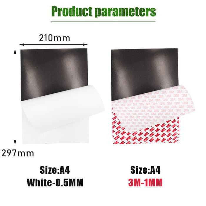 Jual (Express) Magnet Lembaran Strip Sheet Karet Rubber A4 30cm x 20cm Tebal 1mm Magnet sheet ...