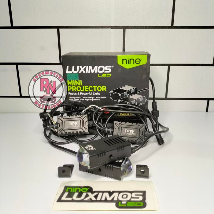 Jual LAMPU SOROT KABUT MINI LASER SLIM MG1 LUXIMOS - SINAR PUTIH KUNING ...