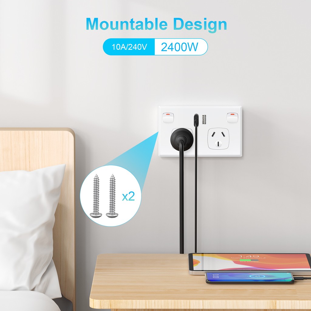 Jual Au Plug Adapter Mobile Phone Charging Power Supply 10A Socket ...
