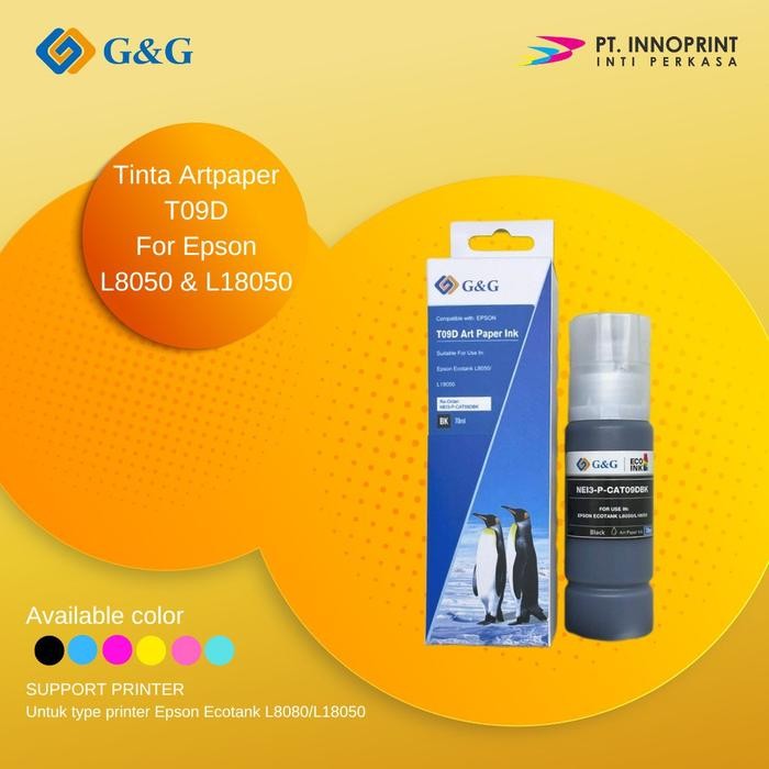 Jual Tinta merk Artpaper G&G untuk tipe T057 untuk printer Epson L8050 ...
