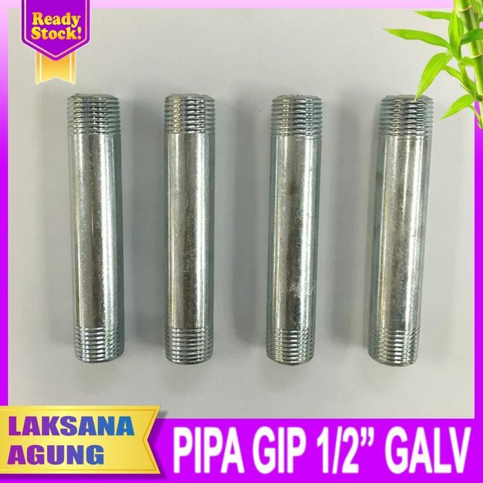 Jual Pipa Gip 1/2" pipa galvanis Pipa Nepel Pipa SR Sambungan Rumah ...