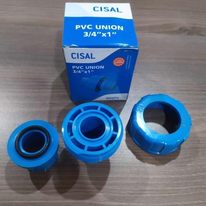 Jual Watermur drat luar PVC union 3/4" x 1" Cisal | Shopee Indonesia