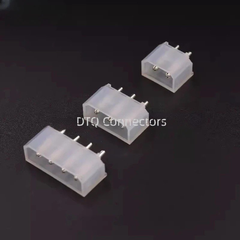 Jual IMPORT 10pcs 5.08mm IDE Connector 4 Pin D Shape Wafer Straight ...