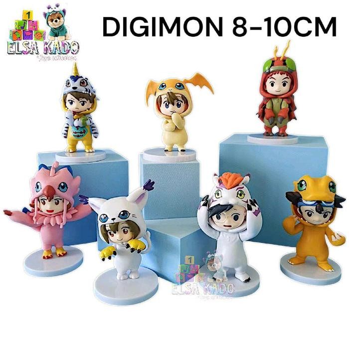 Jual Action Figure Digimon Chibi 10Cm Kostum Cute Koleksi Pajangan ...