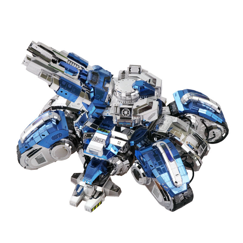Jual MMZ MODEL MU 3D Metal Puzzle Model Star Craft 2 Siege Tank DIY 3D ...