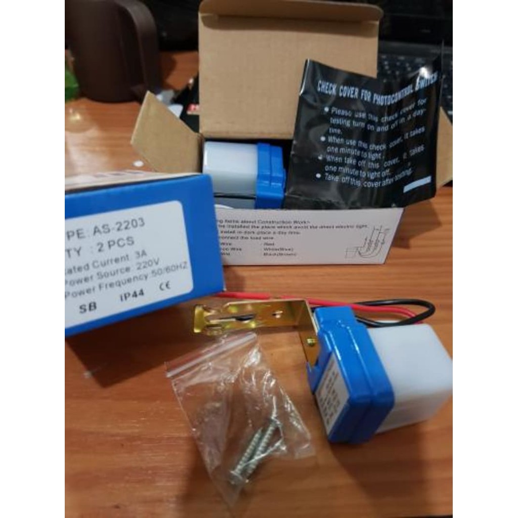 Jual PHOTOCELL Photo sensor 3A model kotak atau fotosel model mirip ...