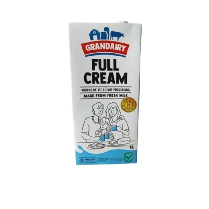 Jual Grand Dairy UHT Full Cream 1 liter | Shopee Indonesia