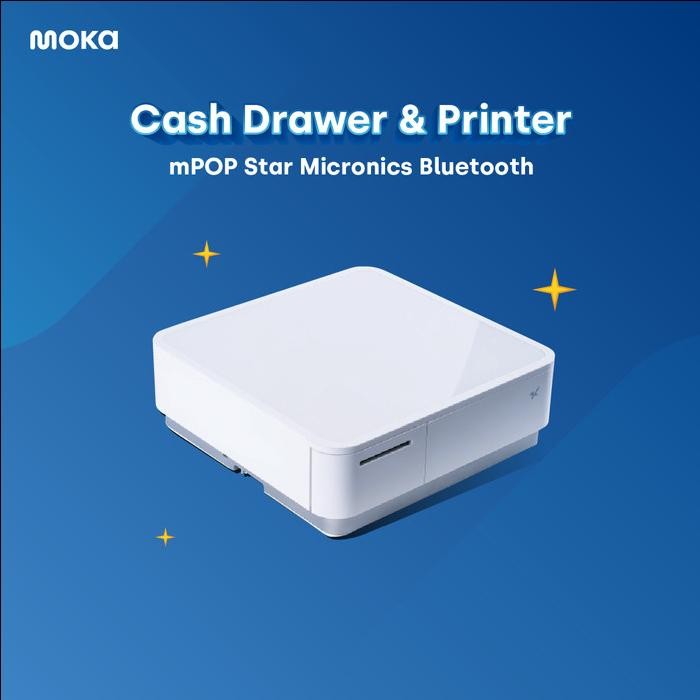Jual Cash Drawer Star Mpop White Moka Pos Cash Drawer With Printer ...