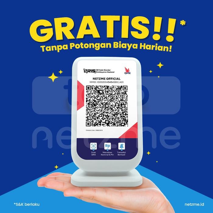 Jual Netzme Qris Soundbox Static Paket Basic Solusi Pembayaran Qris ...