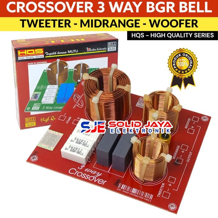 Jual KIT CROSSOVER 3 WAY BELL BGR CROSSOVER PASIF 3 WAY BELL RANGKAIAN ...