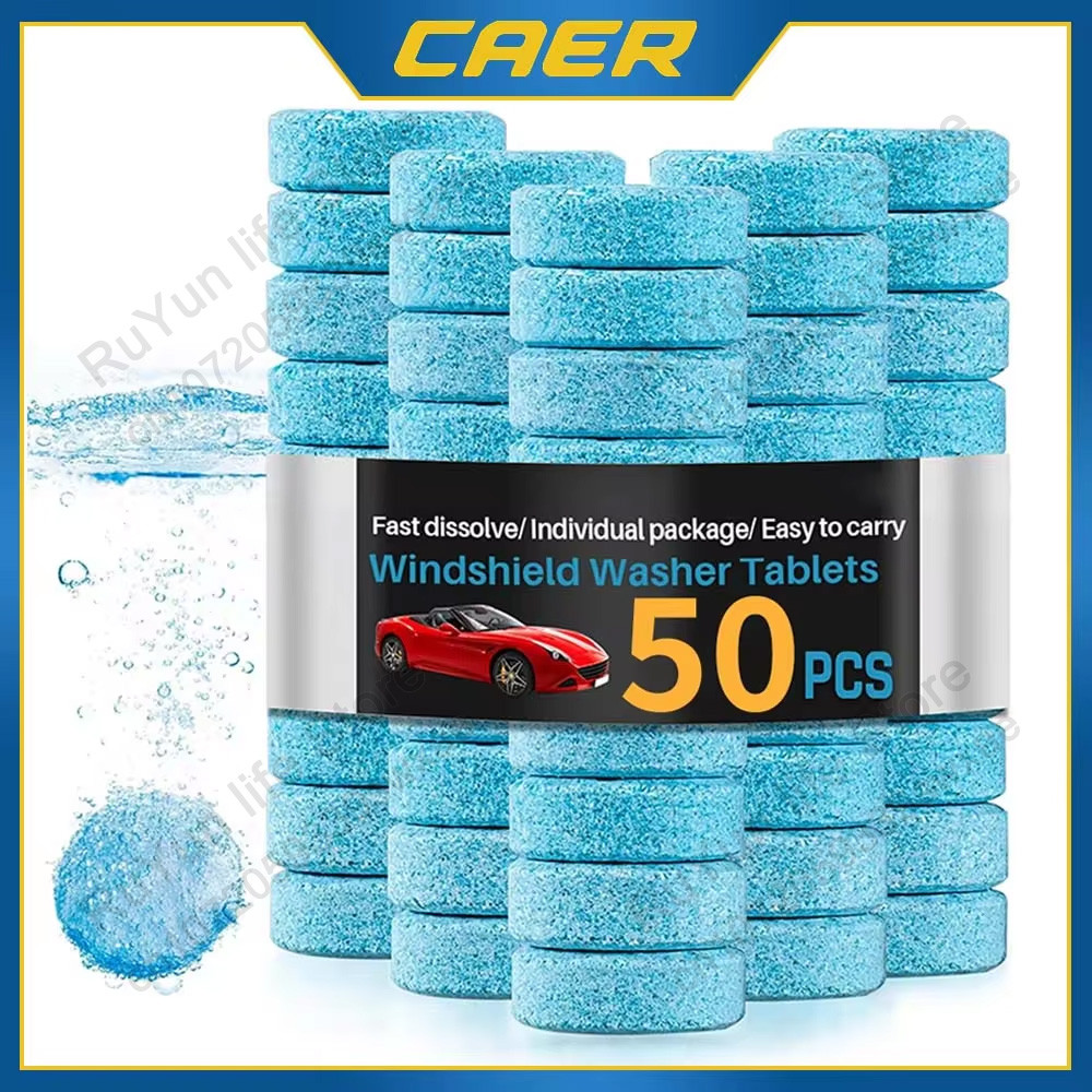 Jual IMPORT Car Windshield Cleaner Effervescent Tablet Universal Window ...
