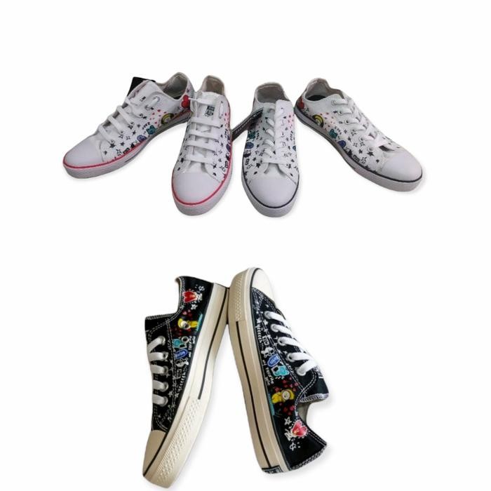 Jual Converse All Star Sepatu Sneakers Tali Bts Bt21 Karakter Best ...