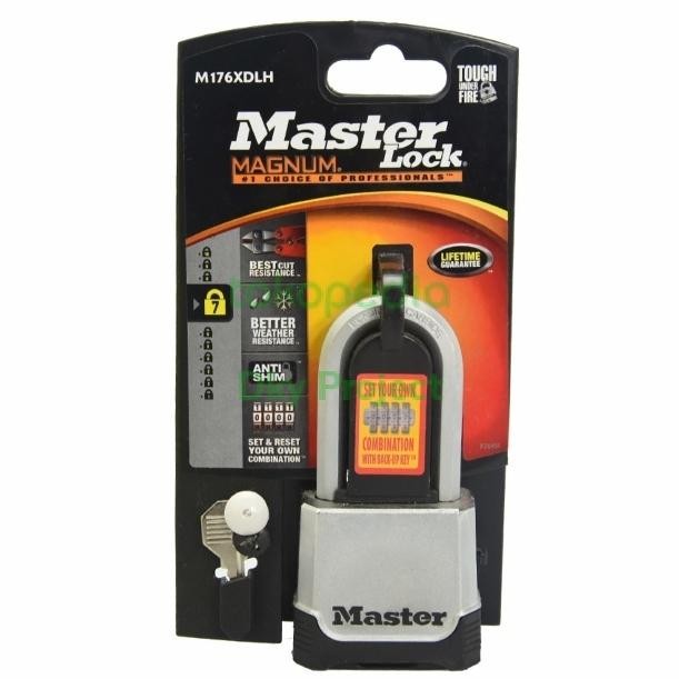 Jual GEMBOK MASTER LOCK MAGNUM KOMBINASI ANGKA 5.1 CM | Shopee Indonesia