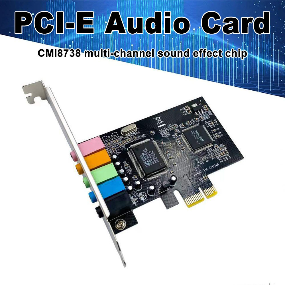 Jual Pcie Sound Card 5.1 PCI Express Sound Effect Surround Card 3D ...