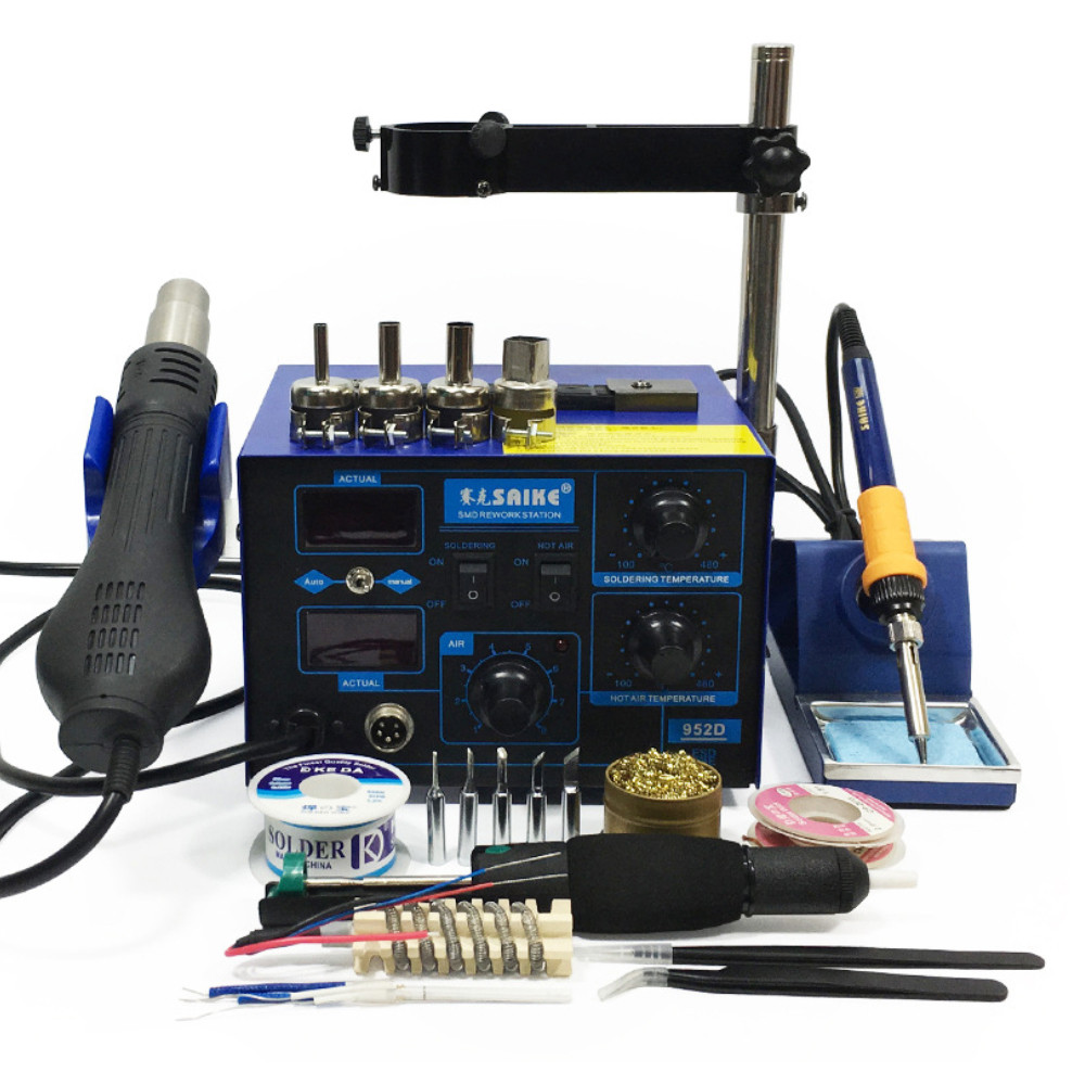 Jual FLASH SALE Saike 852D++ Standard Rework Station Soldering iron Hot ...