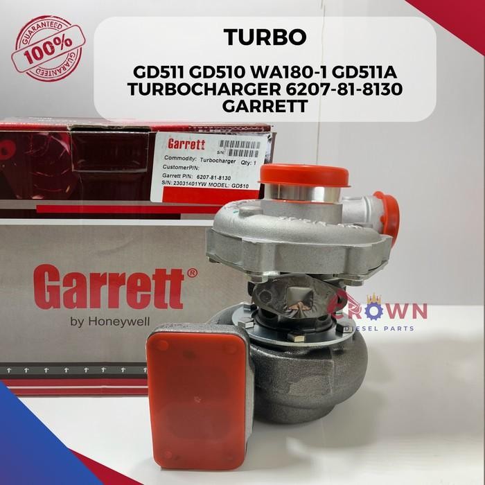 Jual Ready Stock Turbo Komatsu Grader Gd511 Gd510 Wa180-1 Turbocharger ...