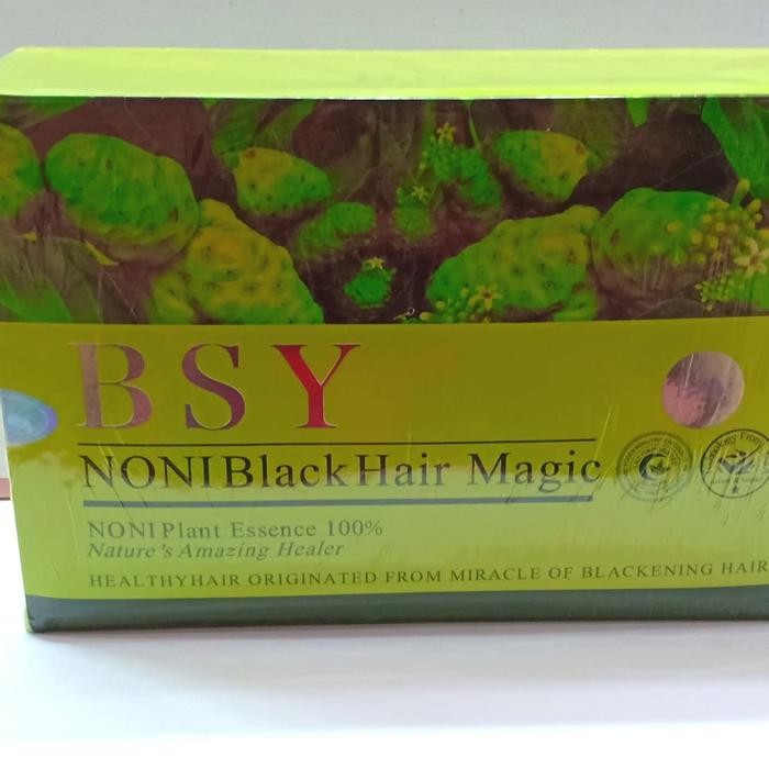 Jual BSY Noni Black Hair Magic (1 box = 20 pcs) | Shopee Indonesia