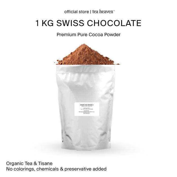 Jual Tea Heaven Swiss Chocolate Pure Cocoa Powder 1Kg | Shopee Indonesia