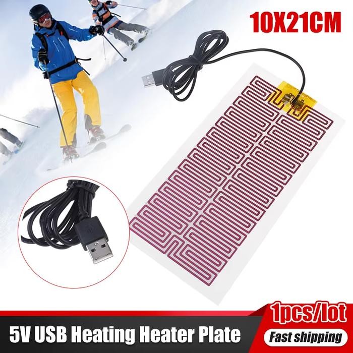 Jual USB 5V Heating Pad Plug And Play Warm Plate Heater Sheets Winter ...