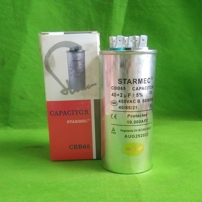 Jual Terlaris Kapasitor Ac Dobel 45+2uF/450V AC Panasonic Daikin Gree ...