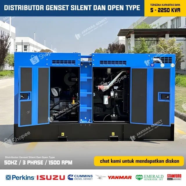 Jual Mesin Genset Cummins 500 Kva - Silent Type | Shopee Indonesia